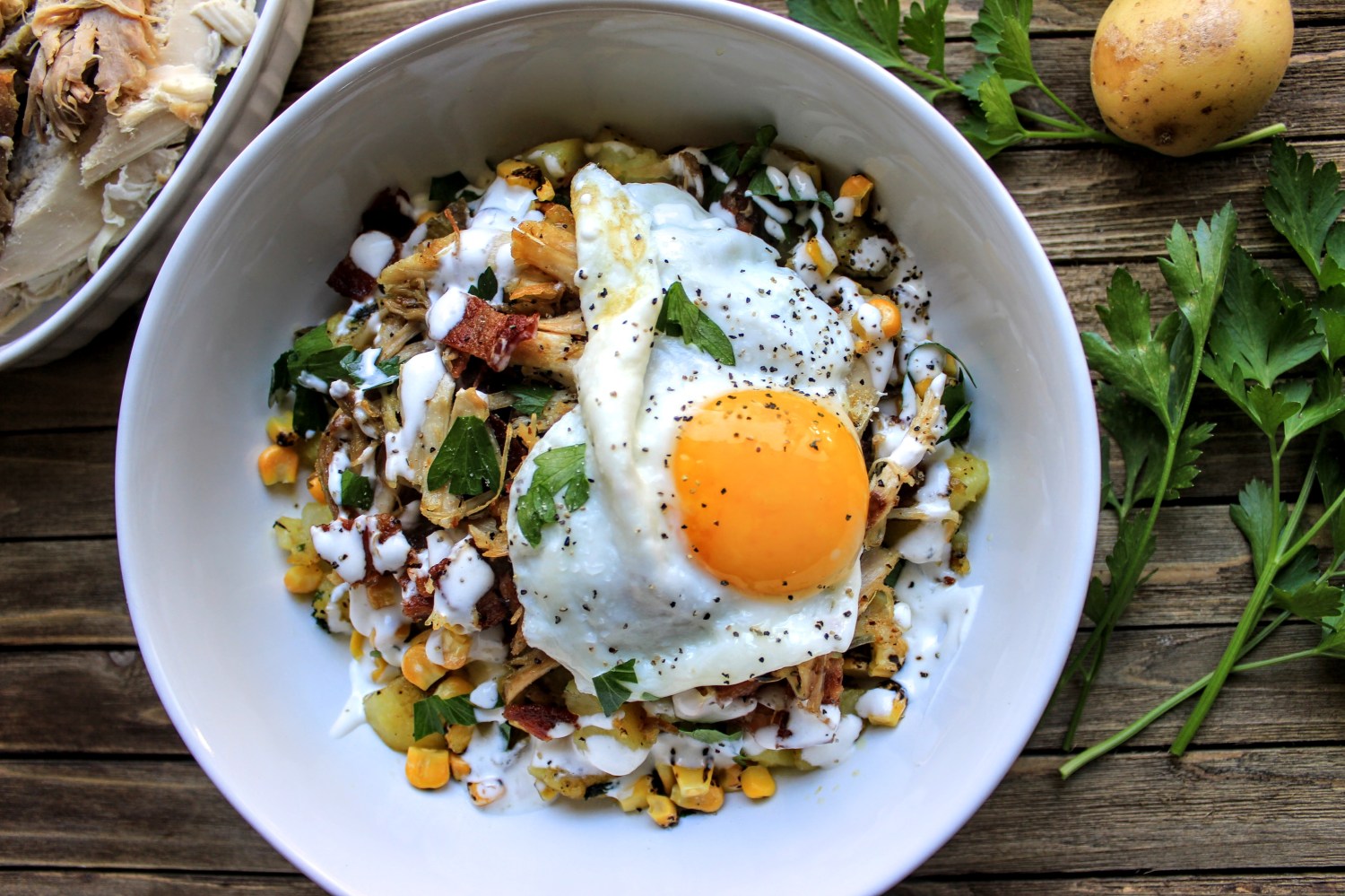 Leftover Turkey Breakfast Skillet – Marina Makes