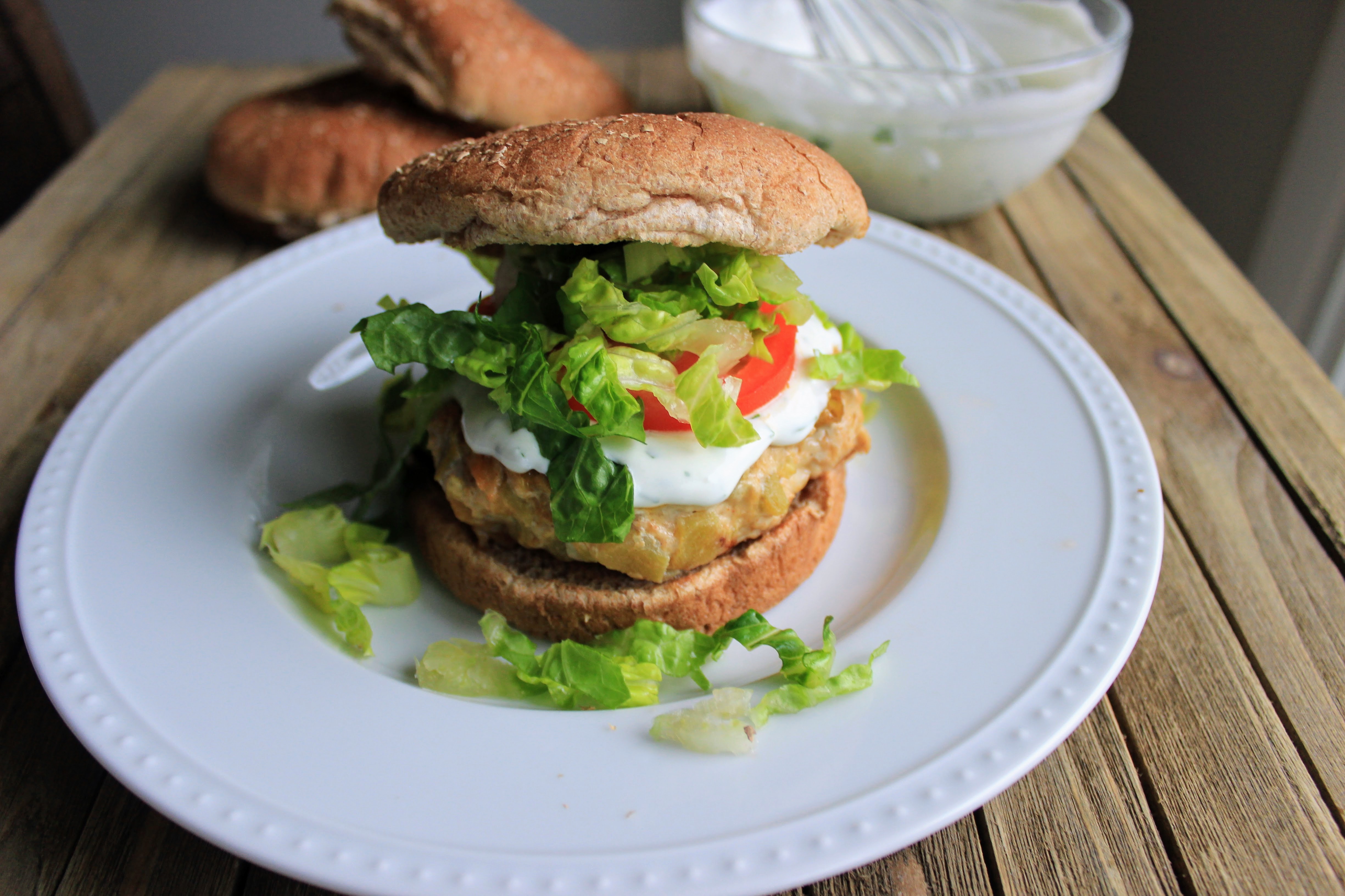 Green Chile Burgers with Cilantro Lime Crema – Marina Makes