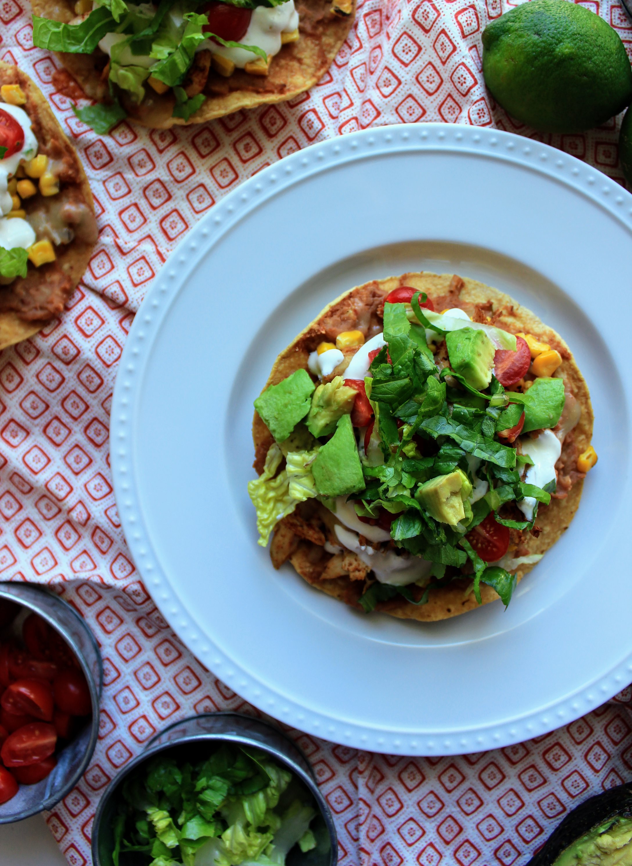 Rotisserie Chicken Tostada – Marina Makes