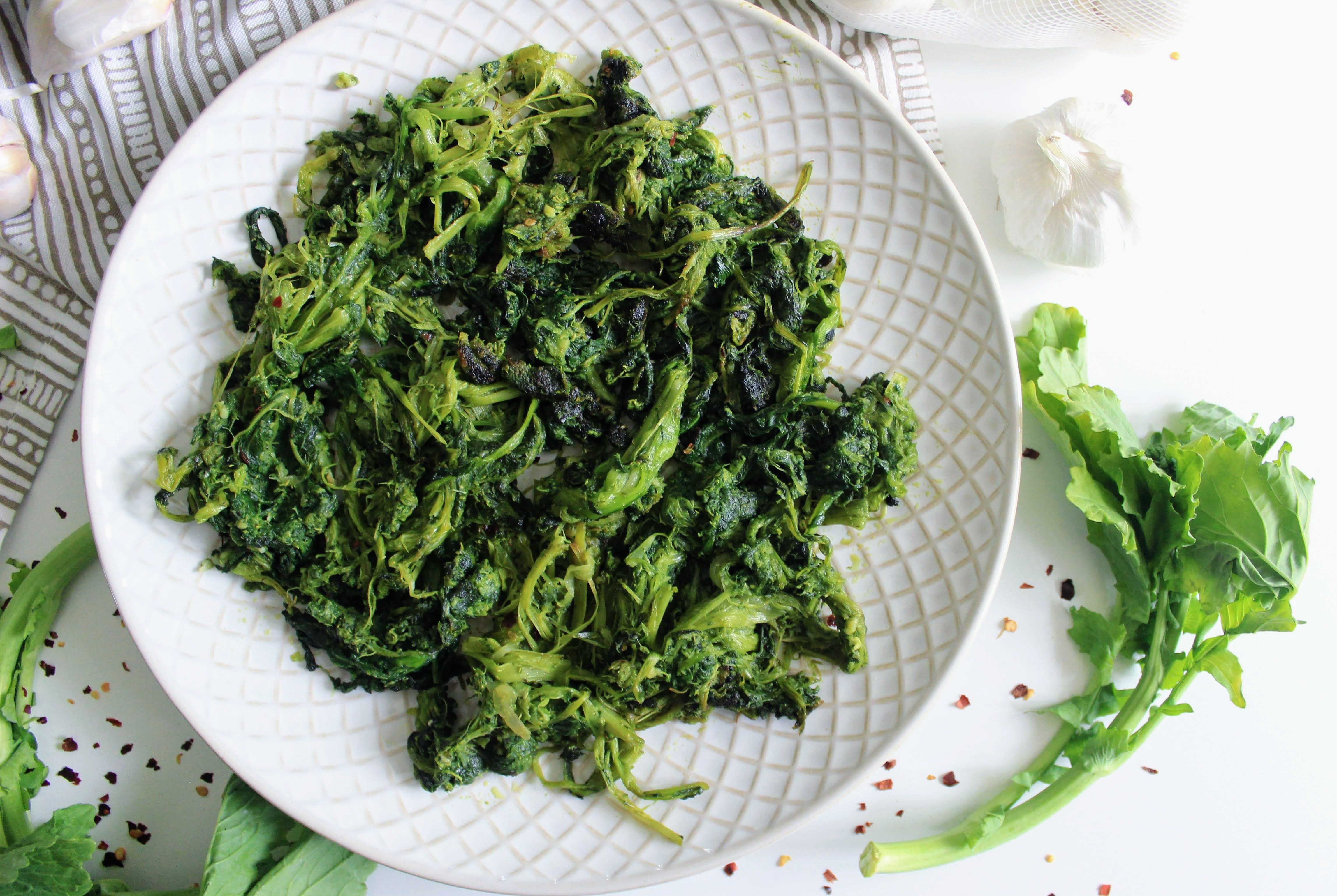 Sauteed Broccoli Rabe – Marina Makes