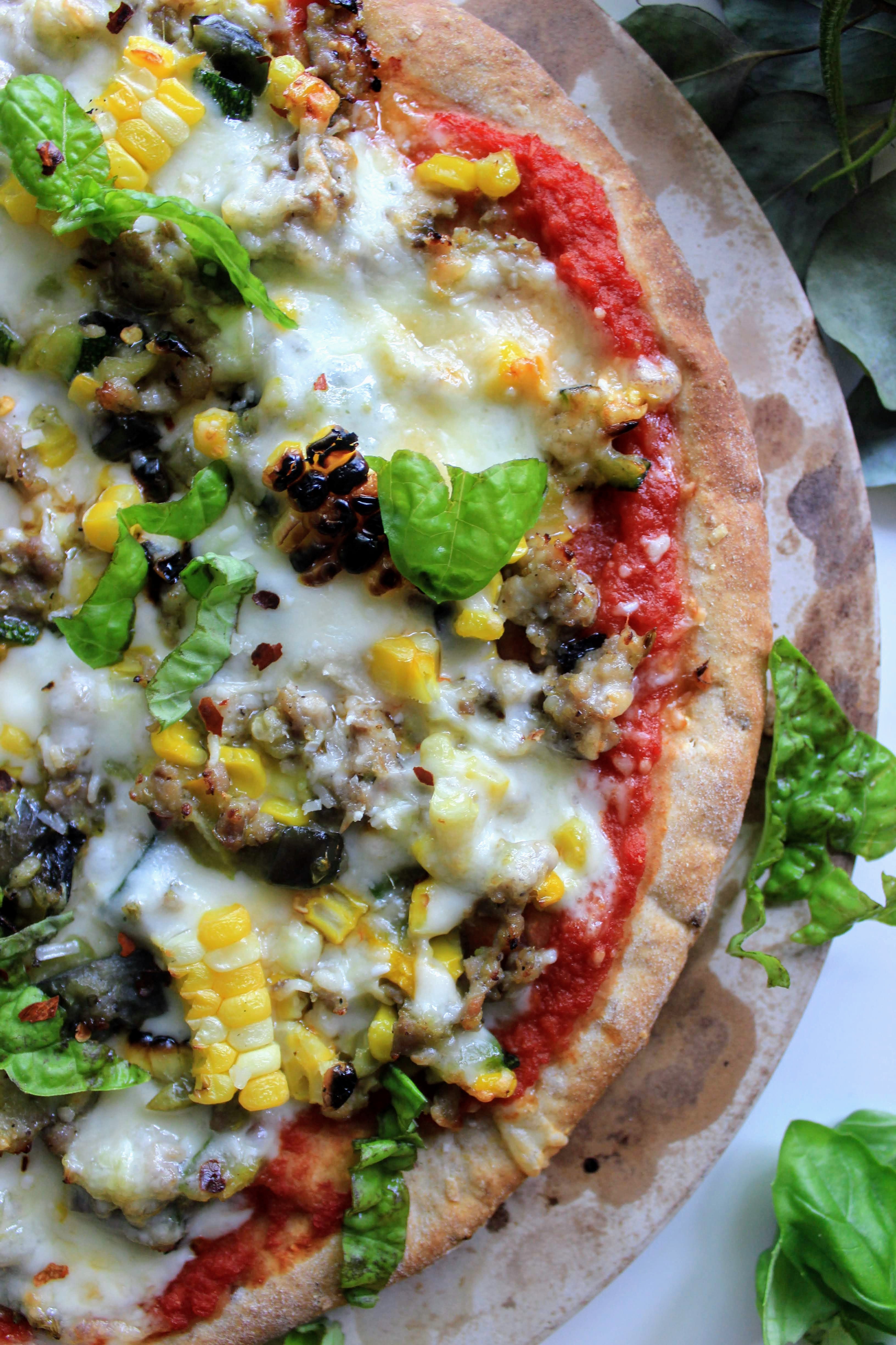 Summer Veggie Pizza – Marina Makes