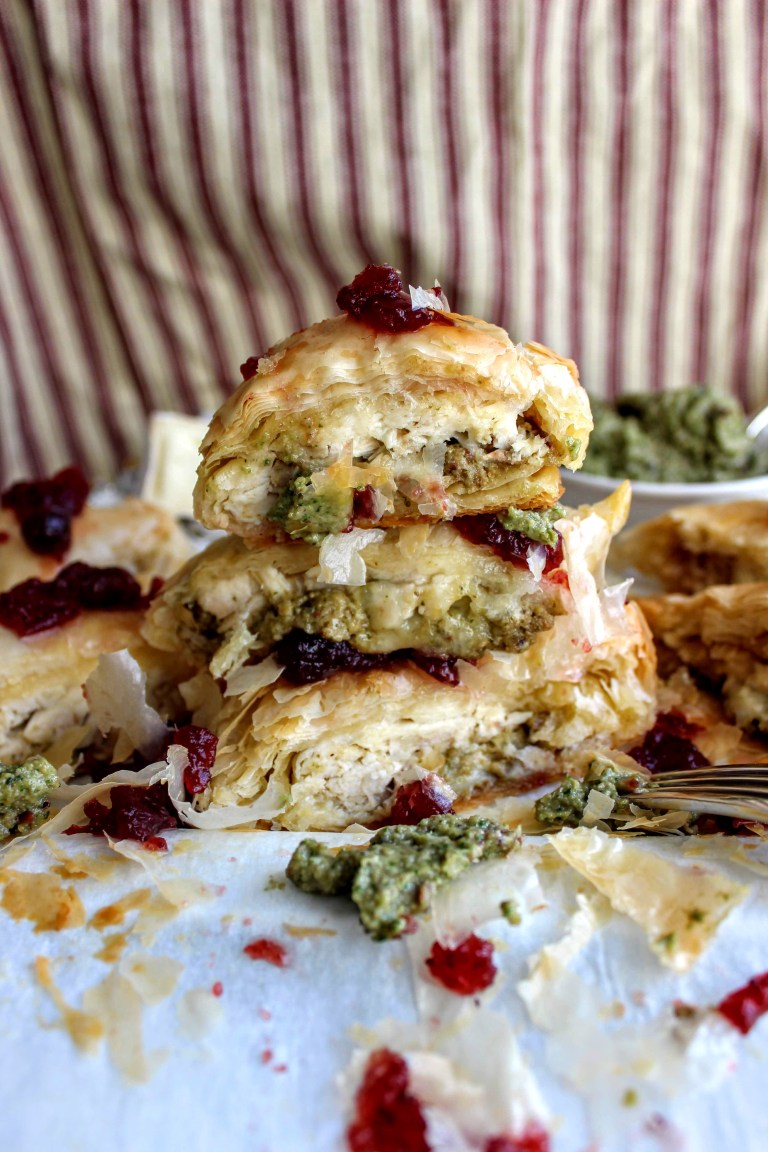 Leftover Turkey Phyllo Wraps – Marina Makes