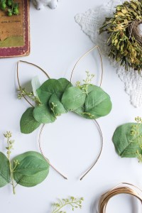 DIY Floral Wire Bunny Ears – Marina Makes