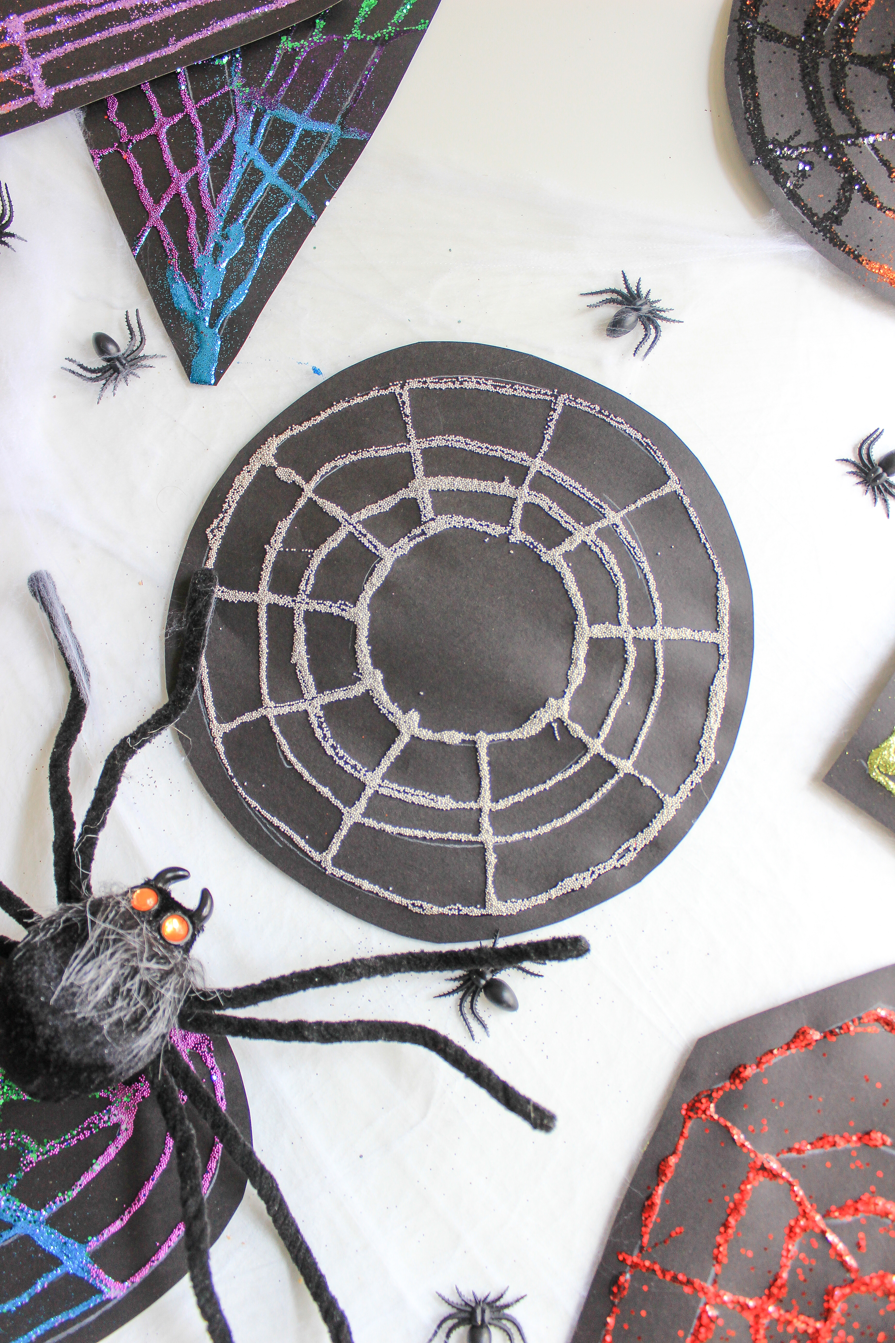 Spider web shapes – Marina Makes